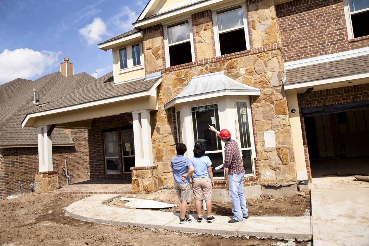 Brick House Construction Site